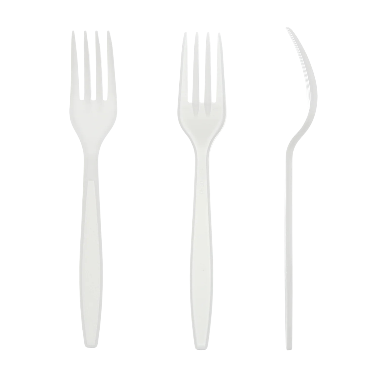 Medium White Fork 10/100 cs – Source One Distributors