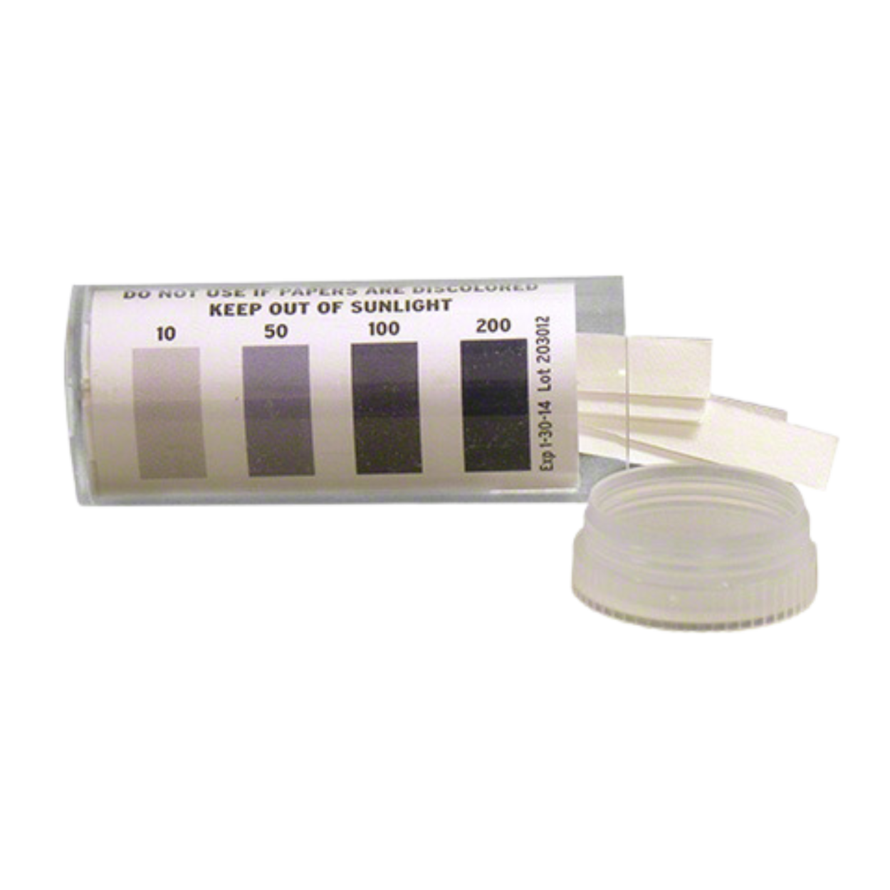 Chlorine Test Strips, 100/tube – Source One Distributors