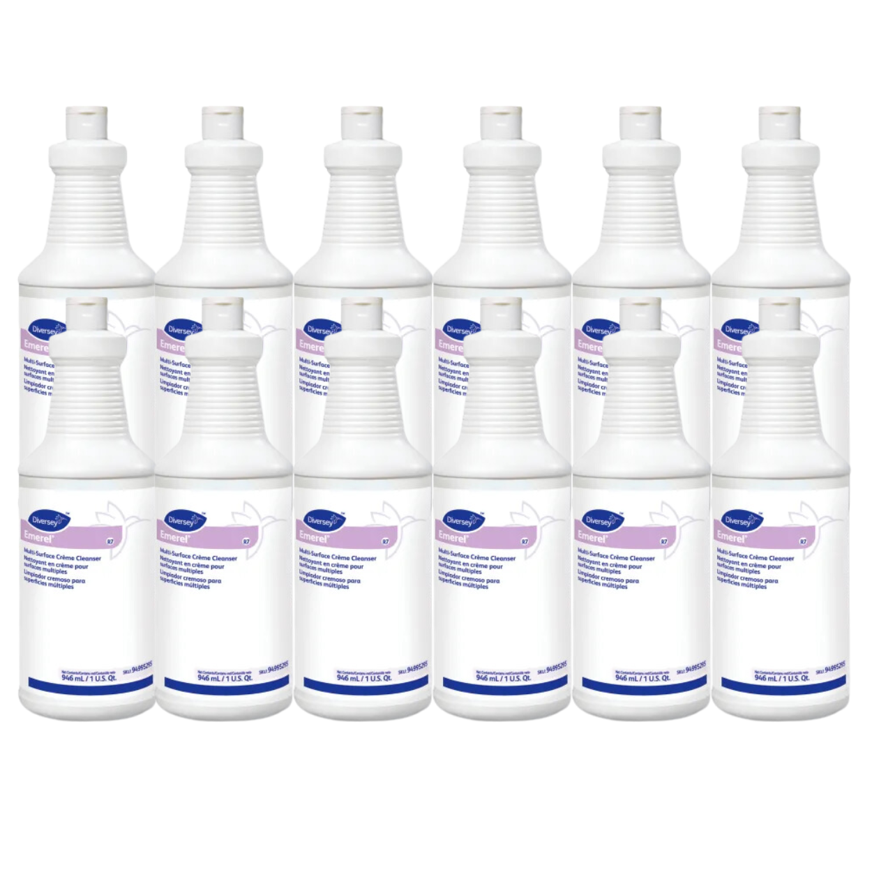 Diversey Emerel Multi-Surface Crème Cleaner 12/32oz – Source One ...